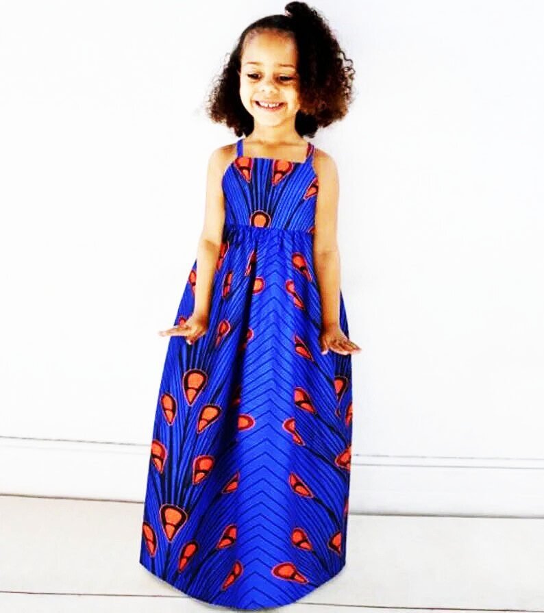 African Girls dress, African print dress for girls, African birthday ...